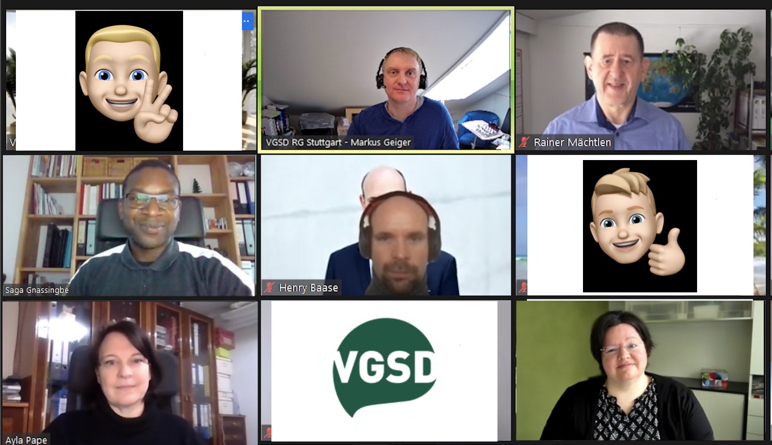 Online Stammtisch des VGSD Stuttgart: Breakoutsessions ermöglichen ...